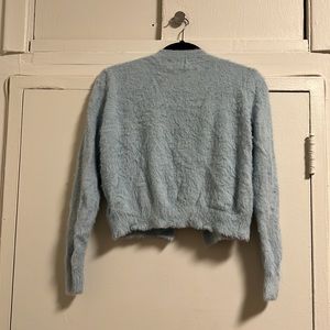 Princess Polly | Sweaters | Nwt Princess Polly Blue Fuzzy Sweater ...